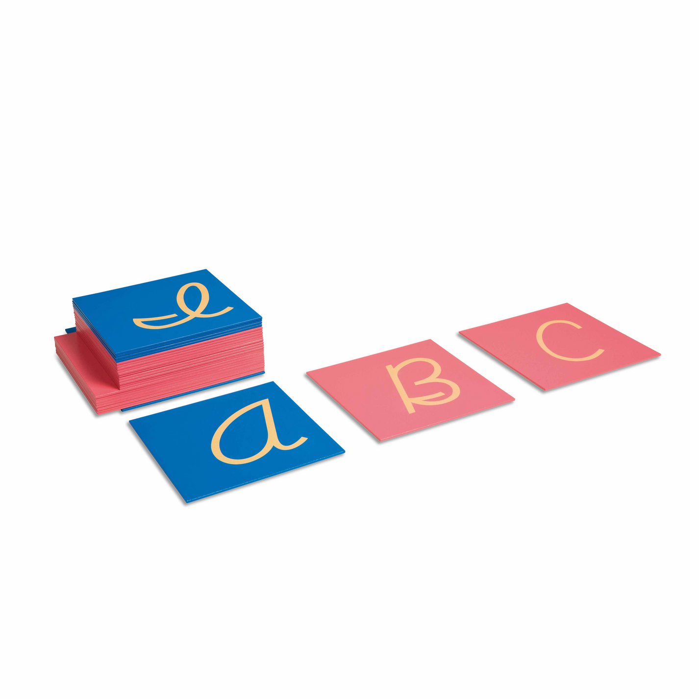 American Cursive Uppercase Rough Letters - Nienhuis AMI – Ma Petite ...